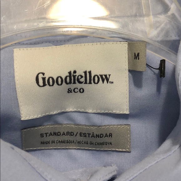 Goodfellow & Co | Shirts | Hp New Goodfellow Co Mens Blue Dress Shirt ...